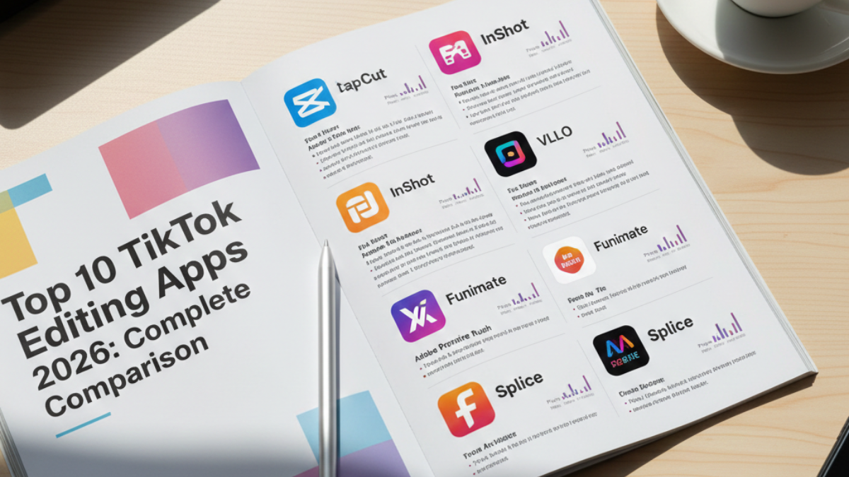 أفضل 10 تطبيقات مونتاج تيك توك 2026 | دعم فولو
